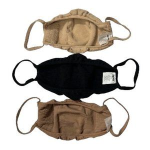 SKIMS | Accessories | Skims Seamless Face Masks Lot Of 3 Onyx Sienna ...